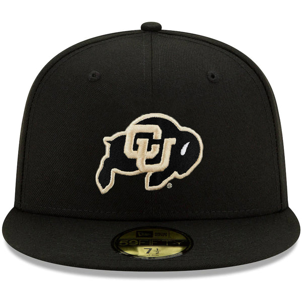 COLORADO BUFFALOES EVERGREEN BASIC 59FIFTY FITTED HAT - BLACK – JR'S SPORTS