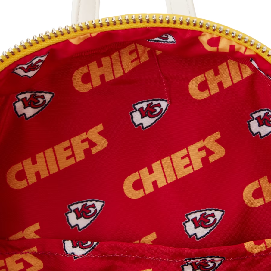 KANSAS CITY CHIEFS LOUNGEFLY SEQUIN MINI BACKPACK – JR'S SPORTS