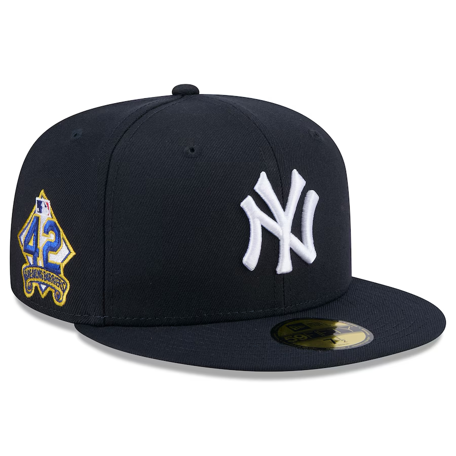 NEW YORK YANKEES 2025 MLB JACKIE ROBINSON DAY 59FIFTY FITTED - NAVY – JR'S SPORTS