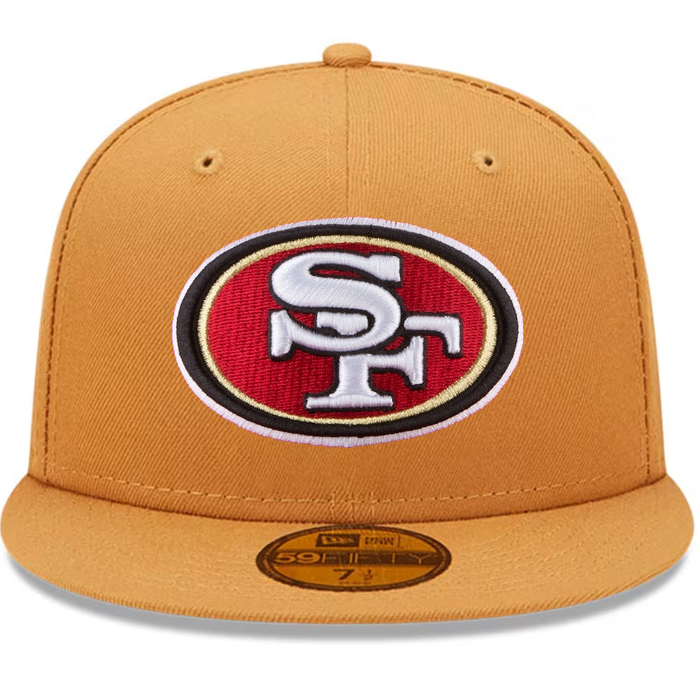 SAN FRANCISCO 49ERS COLOR PACK 59FIFTY FITTED HAT - LIGHT BRONZE – JR'S ...