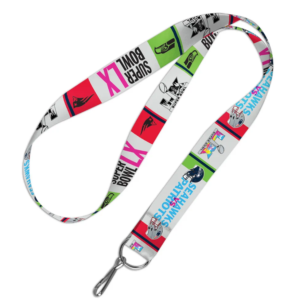 SUPER BOWL LX DUELING 1" LANYARD – JR'S SPORTS