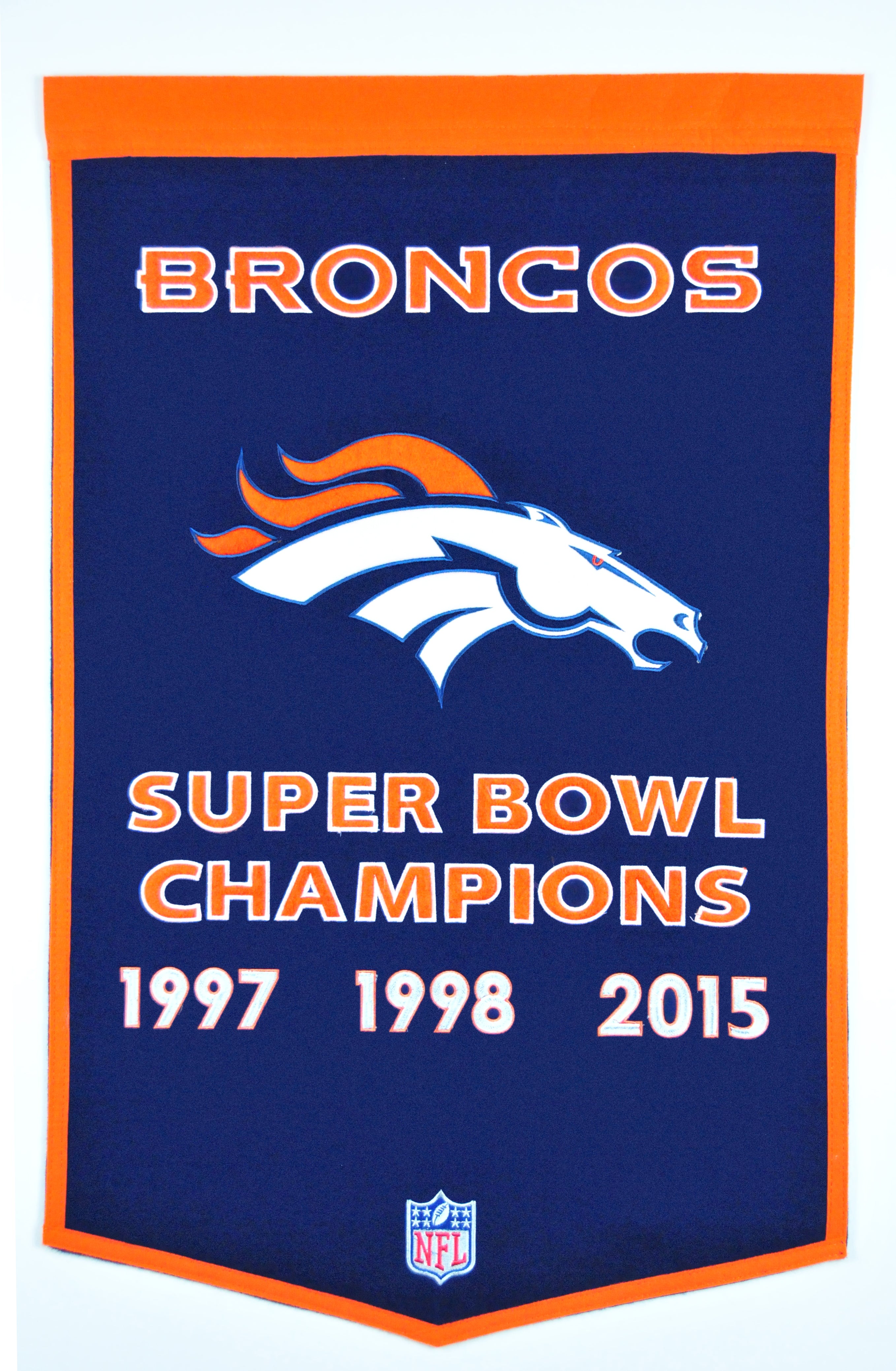 BRONCOS DYNASTY BANNER – JR'S SPORTS